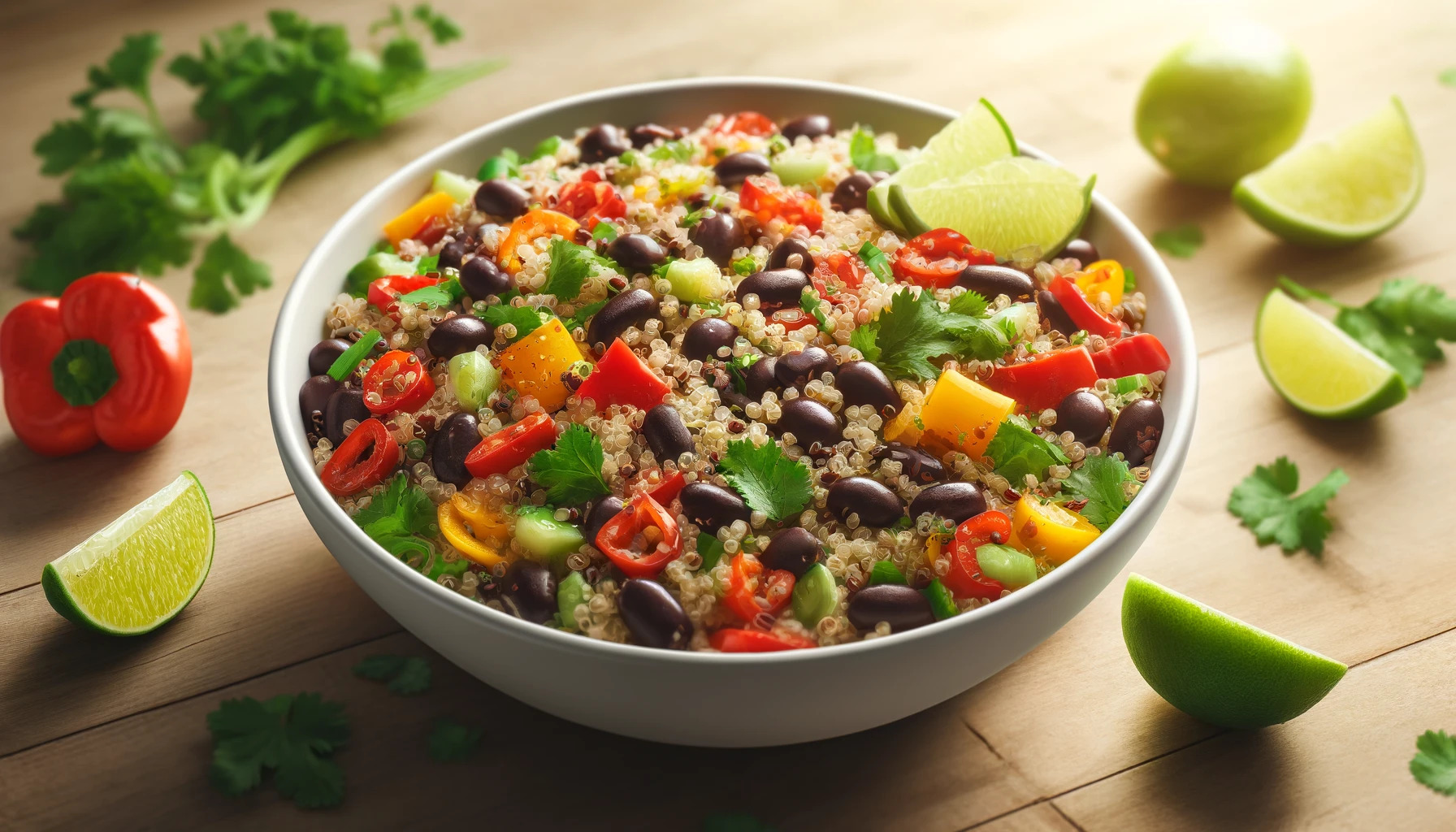 Nutritious Quinoa and Black Bean Salad Recipe