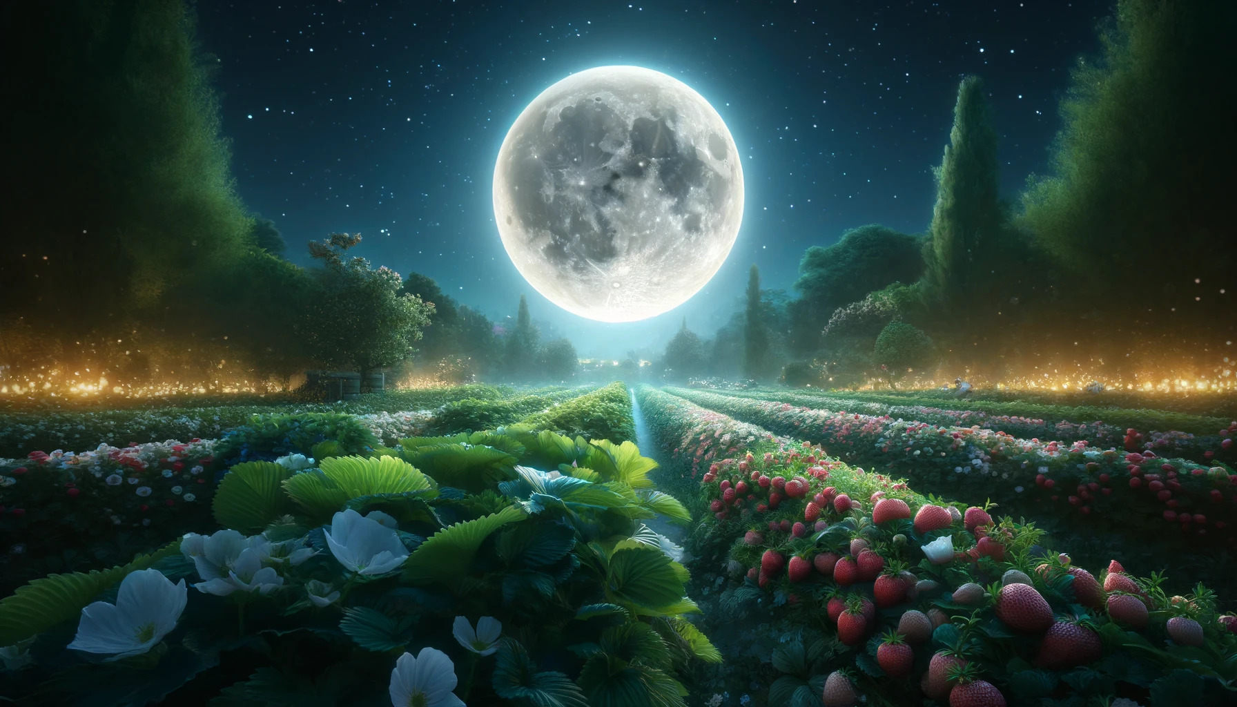 Junes Strawberry Full Moon: A Harvest of Spiritual Abundance