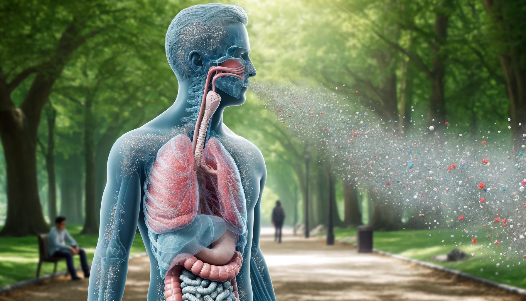 The Hidden Journey of Inhaled Plastic Particles